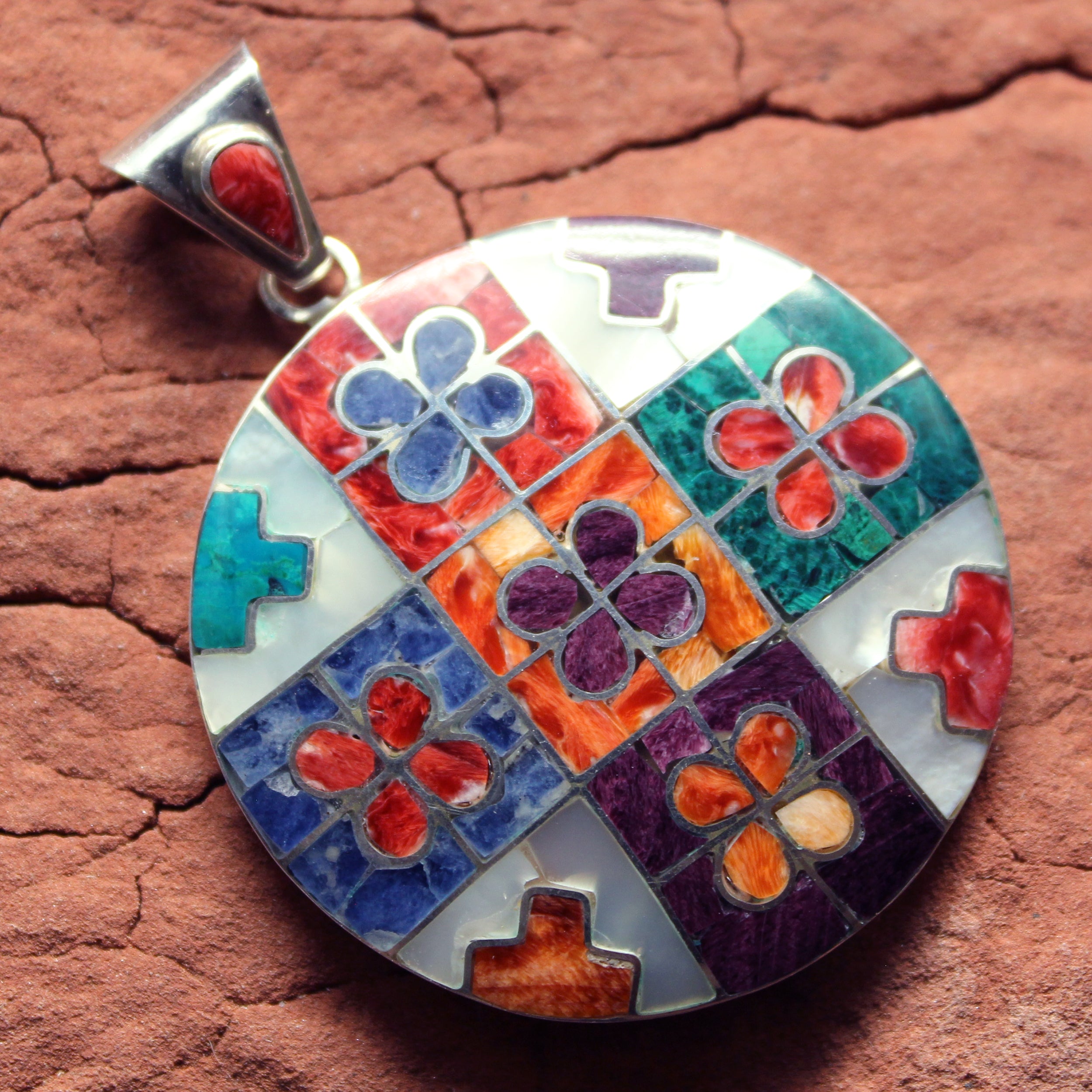 Inca Shield Pendant - Peruvian Original